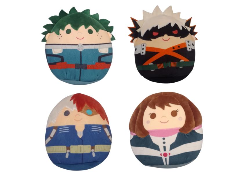 Peluches Squishmallows My Hero Academia 3a+ 8" ( Surtido de 4 Se venden ...